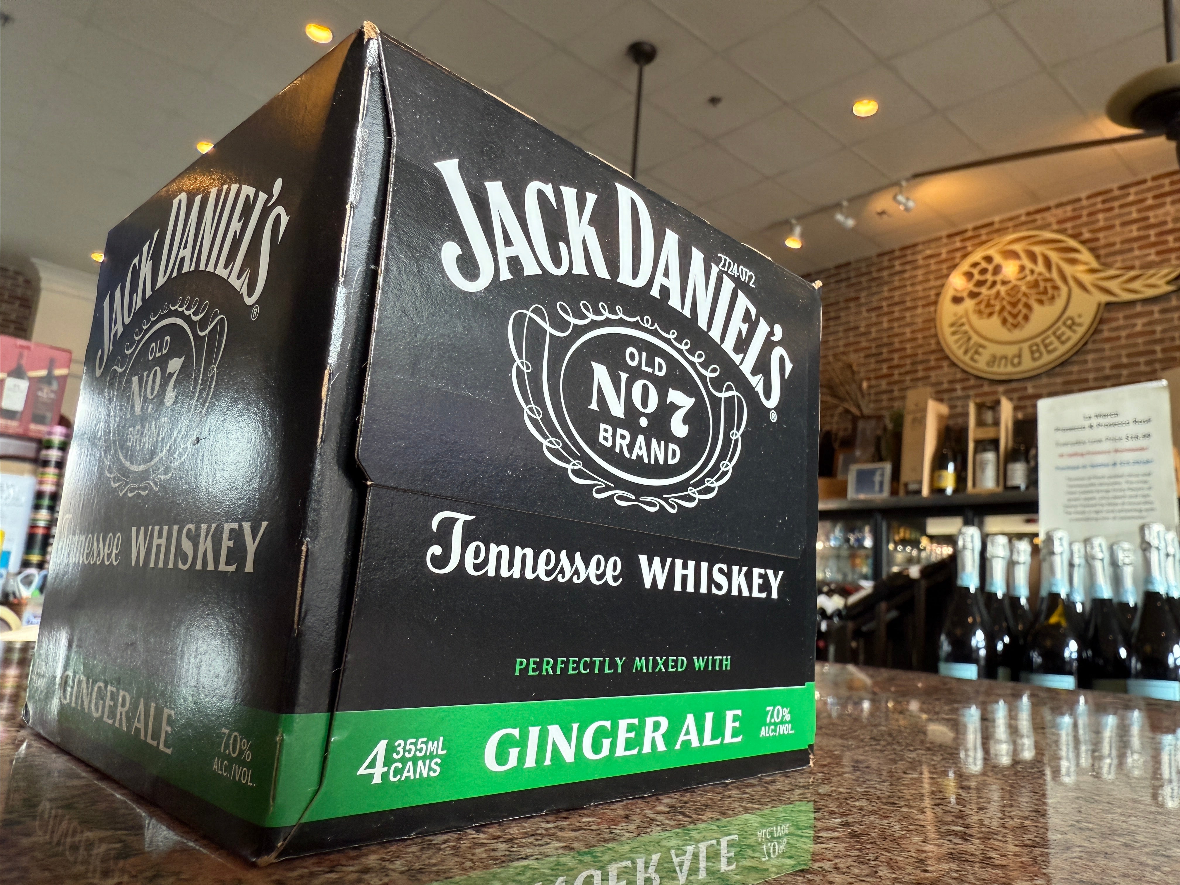 Jack Daniel's & Ginger Ale 4-Pack | Downtown Crown Wine & Beer | Wine ...